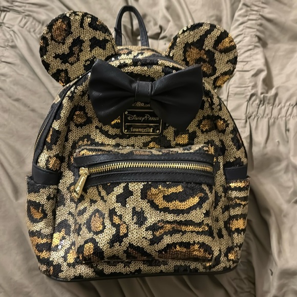 Disney | Bags | Disney Leopard Print Backpack From Disneyland | Poshmark